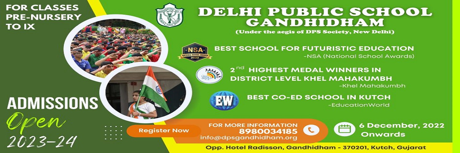 Welcome To Delhi Public School | Gandhidham